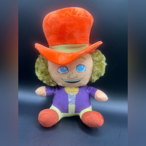 Toys | Willy Wonka 8 Inch Plush Toy With Orange Hat And Purple Outfit ...